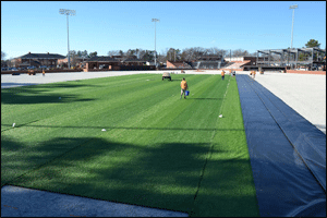 Baseball To Hold First Practice On New Jim Perry Stadium Turf – JoCo Report