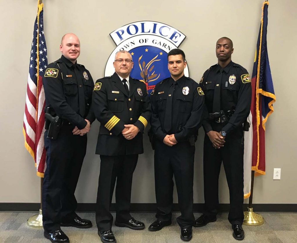 Garner Police Swear In Three New Officers – JoCo Report