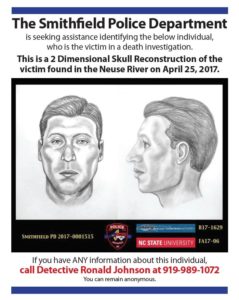 Police Release Sketch Of Unidentified Man Found In Neuse River – JoCo Report