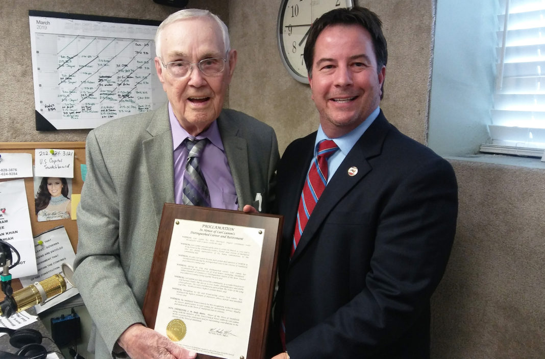 Town of Smithfield Honors WTSB’s Carl Lamm – JoCo Report