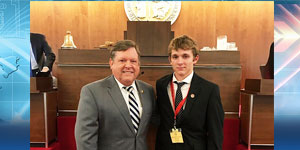 Zeb Whitley Serves As NC House Page – JoCo Report