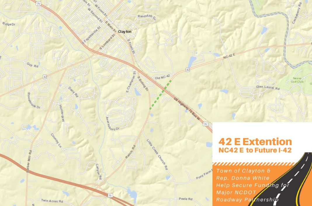 NC DOT To Extend Highway 42 East Across US 70 In Clayton – JoCo Report