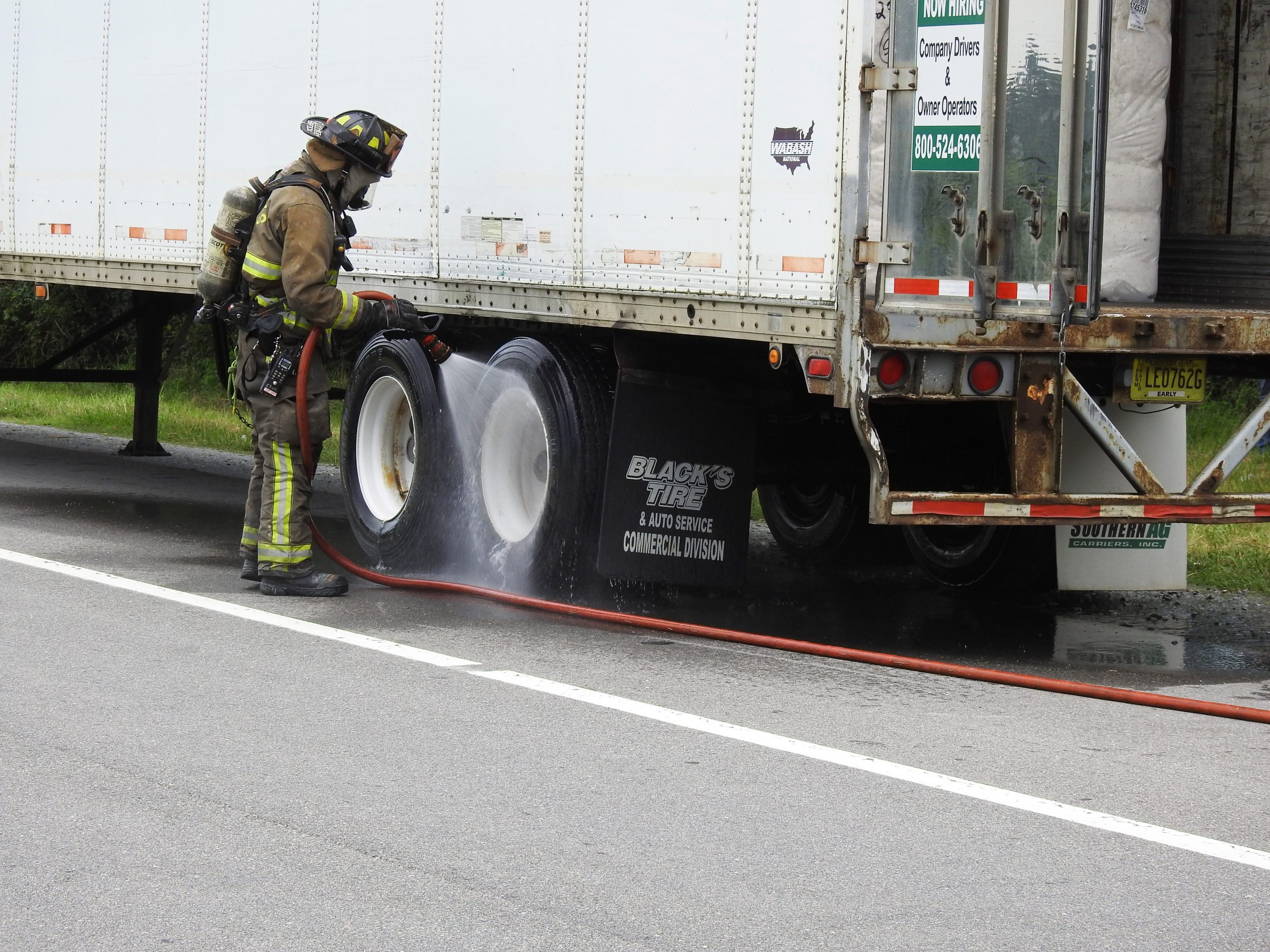 Firefighters Respond To Report Of Tractor Trailer Fire – JoCo Report