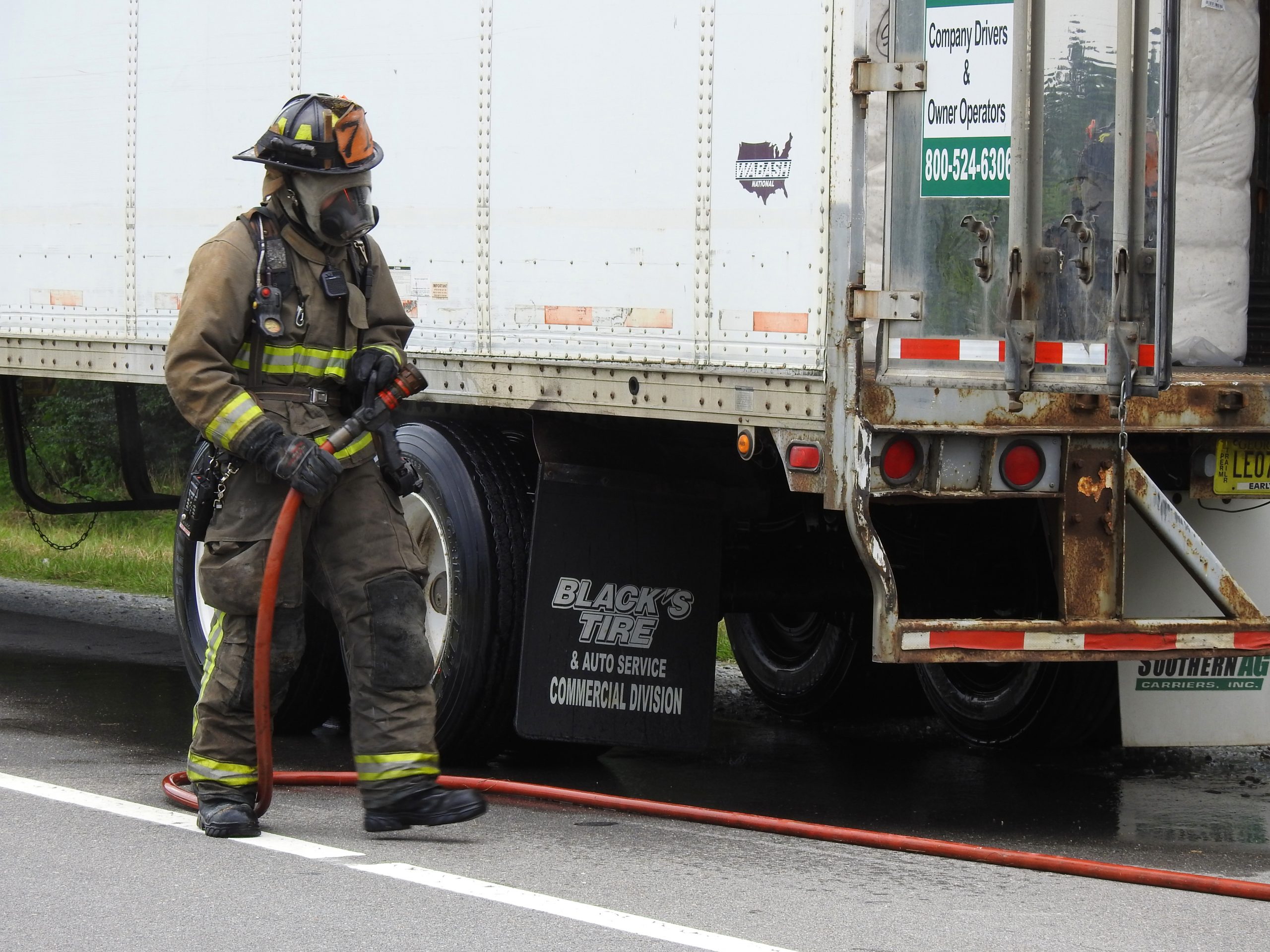 Firefighters Respond To Report Of Tractor Trailer Fire | JoCo Report