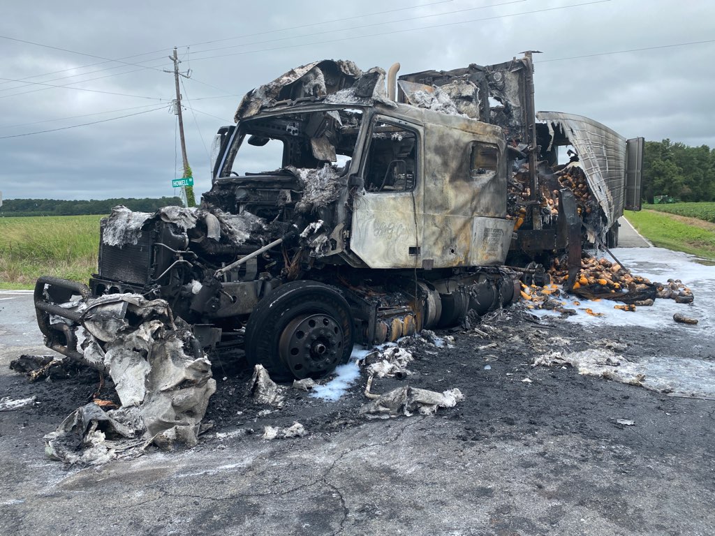 Tractor Trailer Fire Closes Roadway | JoCo Report
