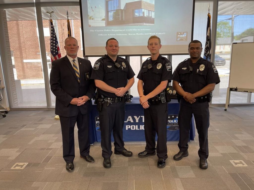 Clayton Police Department Swears In Three Officers – JoCo Report