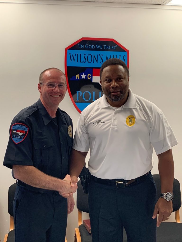 Wilson’s Mills Police Administer Oaths To Three New Officers | JoCo Report