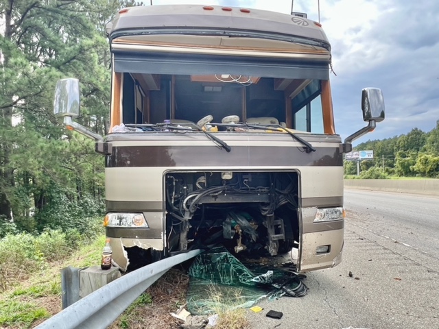 Tire Blowout Causes RV Crash – JoCo Report