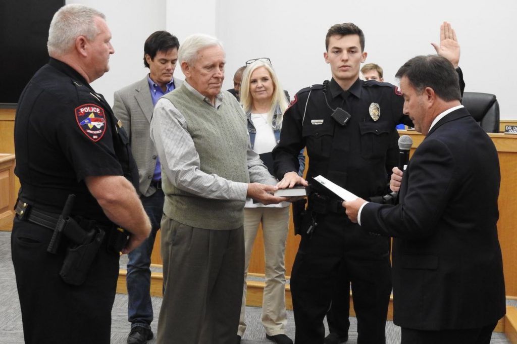 Lynch Takes Oath As Smithfield Police Officer – JoCo Report