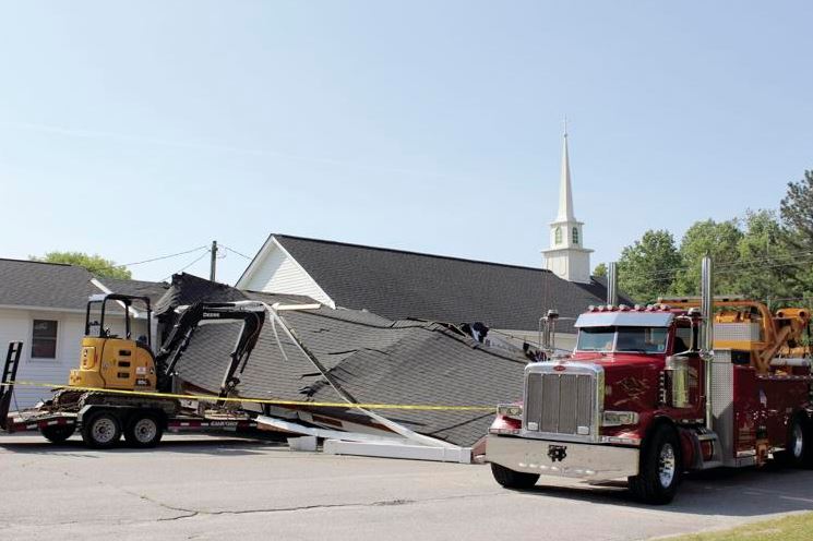 Truck Strikes Church Causing Roof To Collapse – JoCo Report