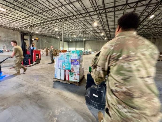 Hurricane Relief Supplies From Johnston County Arrive In Western NC ...