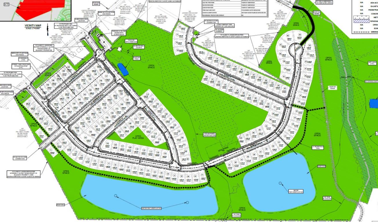 Preliminary Plans Approved For 170 Lot Subdivision | JoCo Report