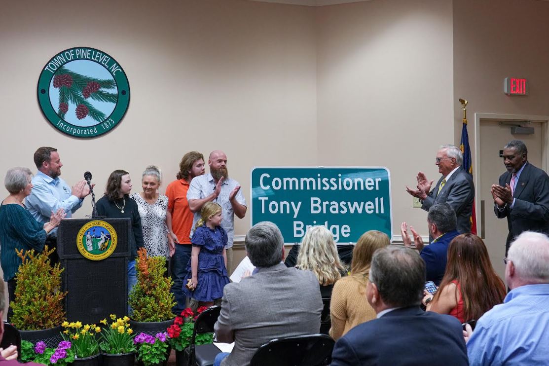Tony Braswell’s Legacy Celebrated At US 70 Bridge Dedication | JoCo Report