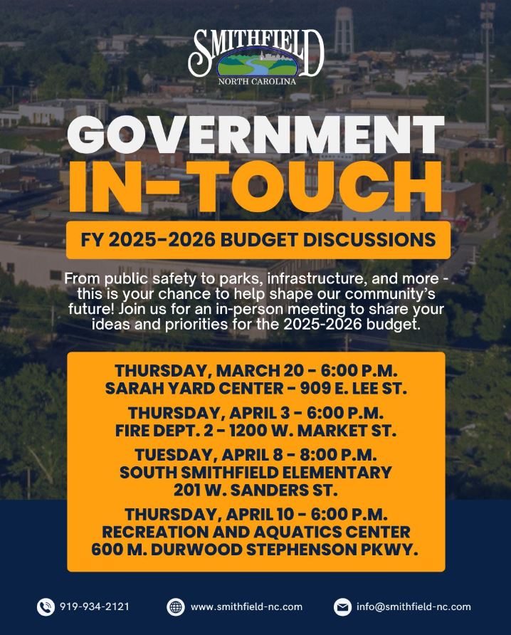 Smithfield Government In-Touch Flyer – JoCo Report