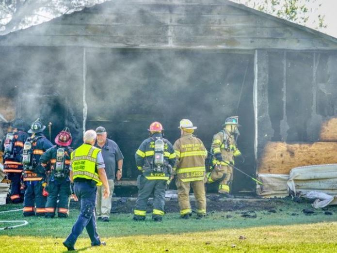 Fire Damages Barn In Wilson’s Mills – JoCo Report