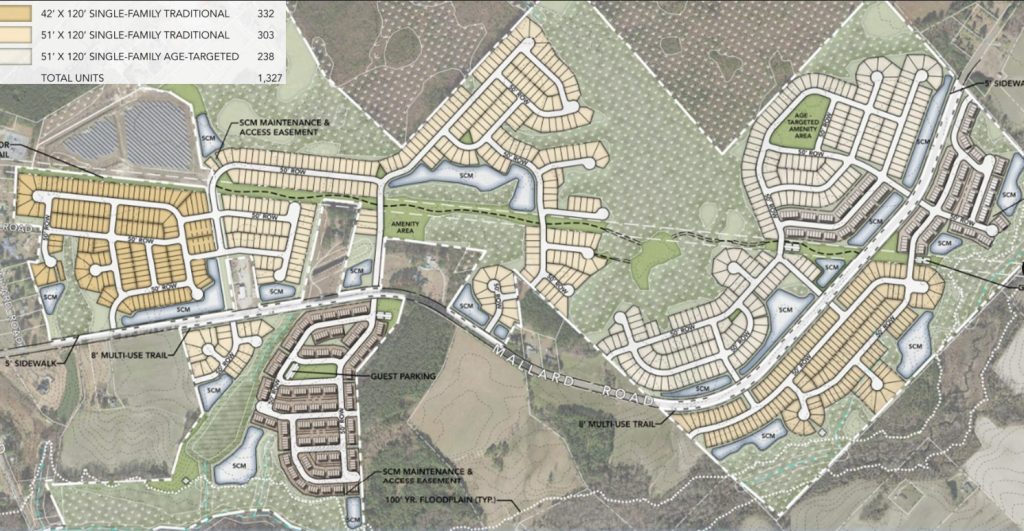 Smithfield Approves Revised Plan For 1,327-Home Mallard Crossing ...