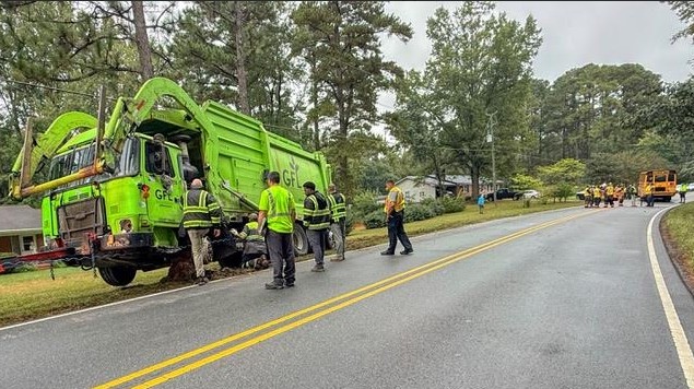 School Bus Collides With Garbage Truck; No Students Onboard – JoCo Report