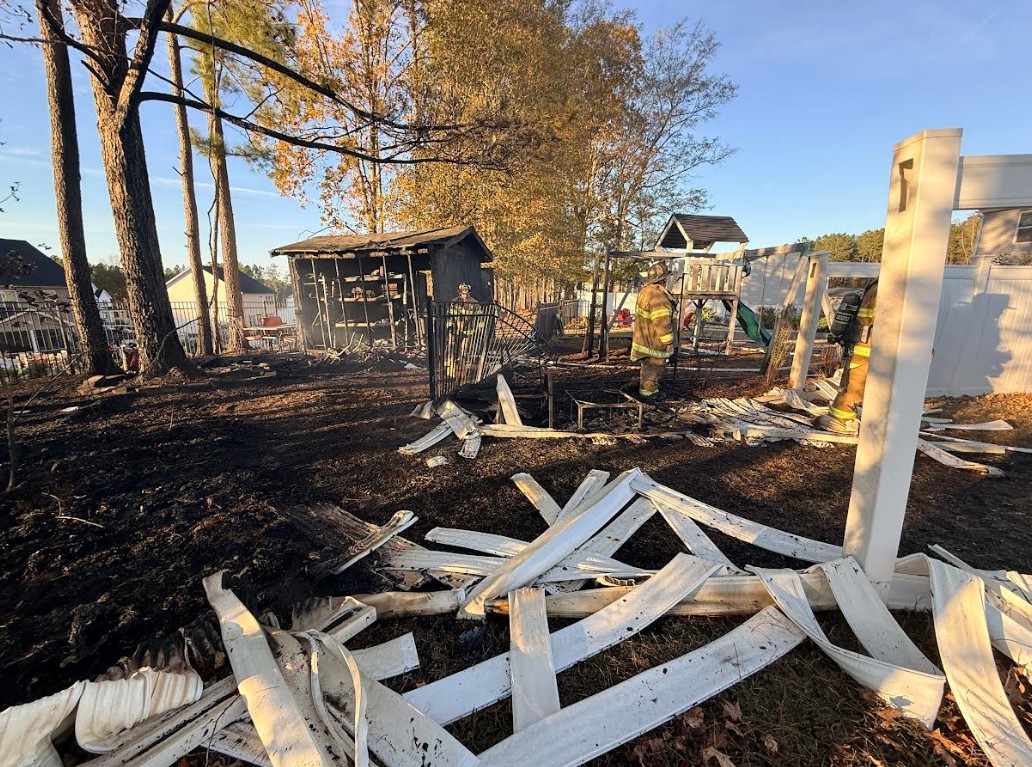 Wind-Driven Fire Burns Shed Behind Clayton Home – JoCo Report